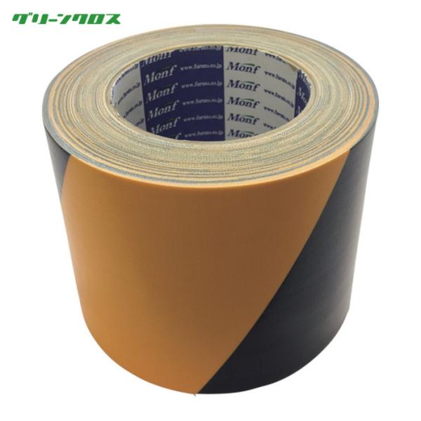 特長●布基材なので手で簡単に切ることができます。●粗面接着性に優れコンクリート面・縞鋼板などにも適しています。用途●現場の安全対策に。