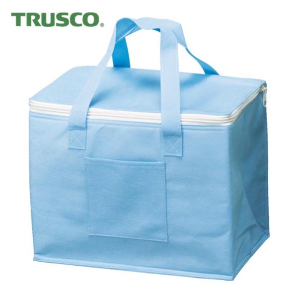 TRUSCO クーラーボックス|特長:丈夫な不織布タイプの保冷バッグです。 収納はコンパクトなのに大容量タイプです。 軽いので持ち運びに便利です。