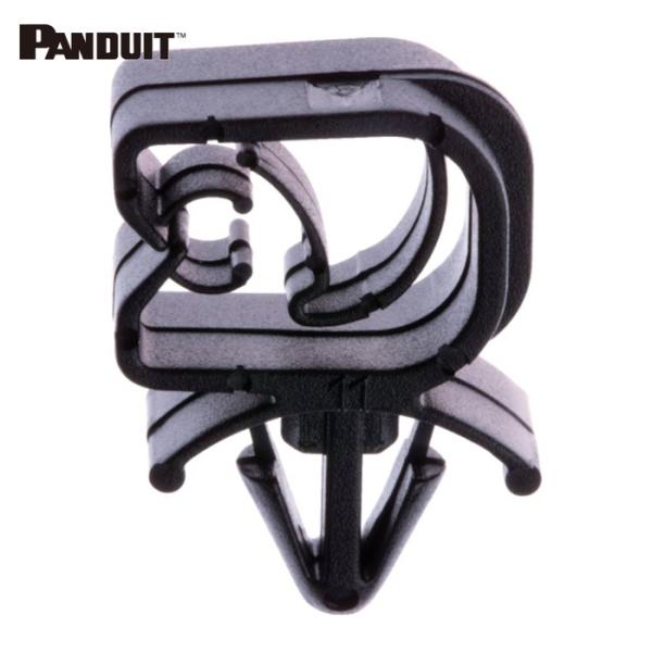 PANDUIT ケーブルクリップ|特長:一体式のバネが束線をしっかりと固定します。