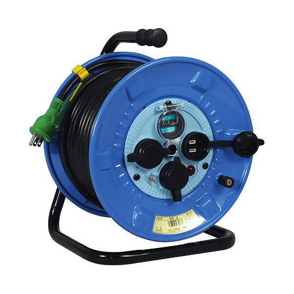 ●特長防雨型なので、雨の日や湿気の多い場所でも安心です。●仕様防雨キャップはスプリング式です。アースピンが自然に倒れ、2Pコンセントも簡単に使えるポッキンプラグ付きです。●用途防雨・防塵型ドラム。