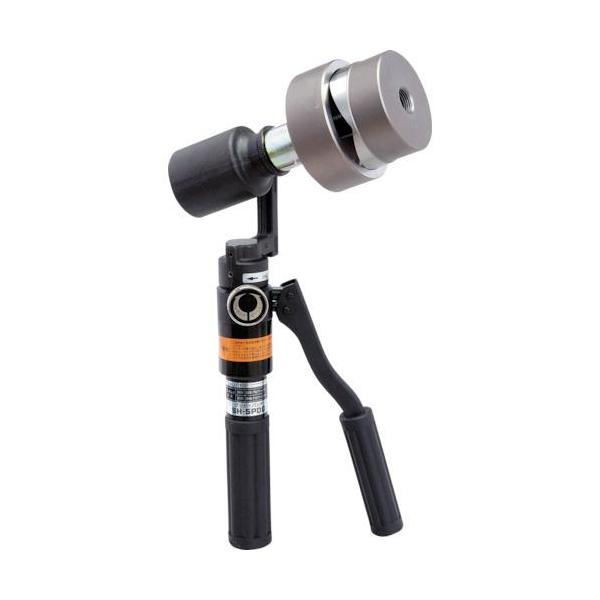 特長一体型で操作性に優れ、首振りも自由自在です。高所での穴あけ時、一人作業が可能です用途配線、配管の穴加工。商品スペック仕様・規格  軟鋼板：3.2mmステンレス板：1.5mm以下出力荷重：50kN(パンチB104(4インチ)を打ち抜き時)...