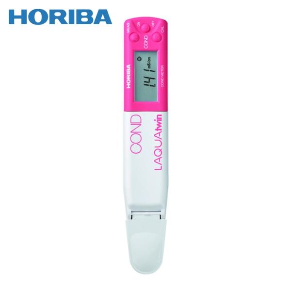 堀場 導電率計|特長:ごく微量(。 12ml~)のサンプルで電気伝導率(導電率、EC)を測定するコンパクト電気伝導率計です。 雨の汚染度チェックのような微量サンプル測定から、農業でのEC測定における浸漬測定も自由自在の一台二役です。