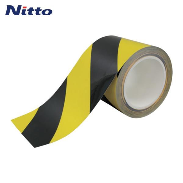 ニトムズ ラインテープ|特長:耐久性に優れ、環境にやさしく、作業性も抜群のラインテープです。 クリーンルーム適用です。 丈夫なフィルムと強力な粘着剤で破れや剥がれが少なく、取り替え時期には、剥がしやすいテープです。