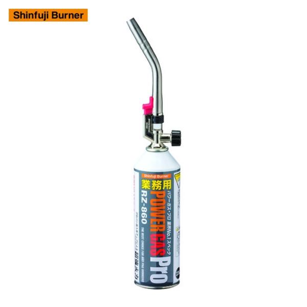 新富士 ガストーチ|特長:極細火口(11mm)、軽量・タテ型タイプのパワートーチです。