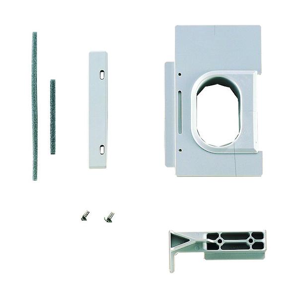 特長●換気小窓を利用してエアコンの配管を通す為のパネルです。