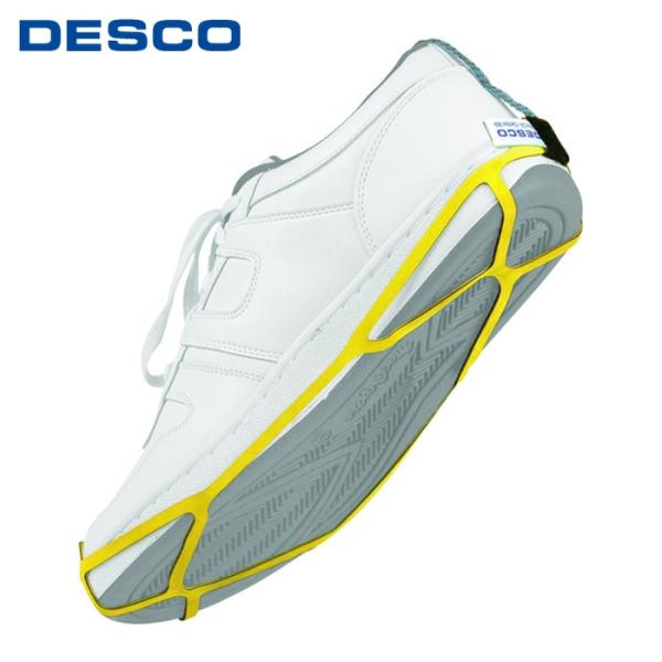 DESCO 静電気対策接地用品|特長:画期的な設計により、マジックテープなどを使用することなく靴に固定されます。 接地部分は前方とかかとにあります。 歩行中でも確実に導通を確保します。