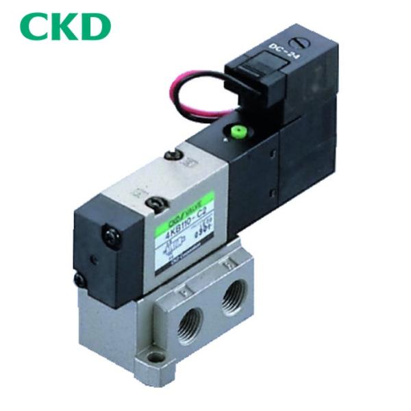 CKD 電磁弁|特長:シングルソレノイドタイプの5ポート弁です。 サブプレートタイプの空気圧用5ポート弁シリーズです。 豊富な電線接続。
