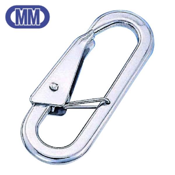 水本 フック|特長:ステンレス製で錆びにくく、耐久性に優れます。 ハズレ止め付で絡まりを防ぎます。