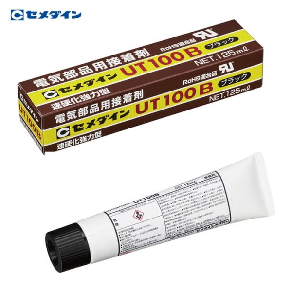 セメダイン 接着剤1液タイプ|特長:各種プラスチック、ゴム素材への接着性が良好です。 耐熱性、耐油性、耐摩耗性が良好です。