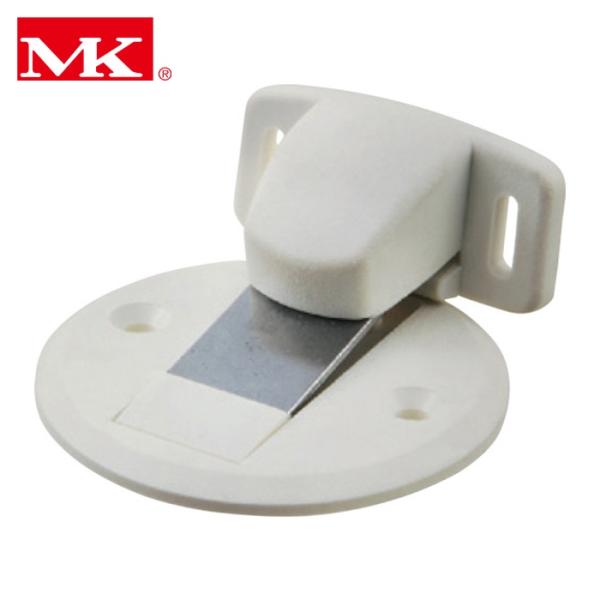 MK 戸当り|特長:キャッチ機能付でアオリ止め操作が立ったままできます。