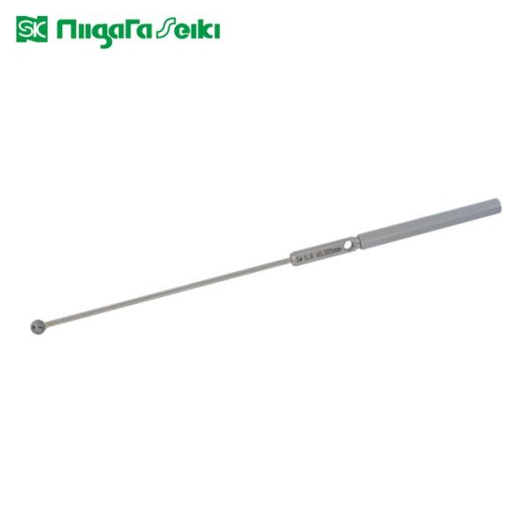 SK ボールギャップゲージ|特長:アッセンブリー部品取付時に位置確認が容易に出来ます。 ステムがステンレスバネのため、曲げて測定することが可能です。 ステムがステンレスバネ材の為、曲げて測定することが可能です。