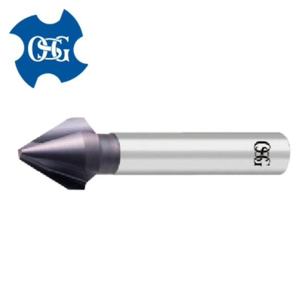 OSG カウンターシンク|特長:高速切削が可能で、バリ取り、面取りと幅広く加工でき、美しい仕上がり面が得られます。 ハイスシリーズ、超硬シリーズがあります。