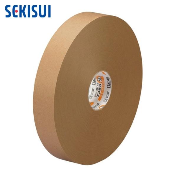 積水 自動封緘機用テープ|特長:クラフトテープ本来の使いやすさに、滑りにくい・重ねて貼れる・文字が書ける、3つの機能をプラスしたテープです。 あらゆる作業をより快適に、効率よく行うことができます。 重ね貼り可能なため、テープの上に送り状を貼...