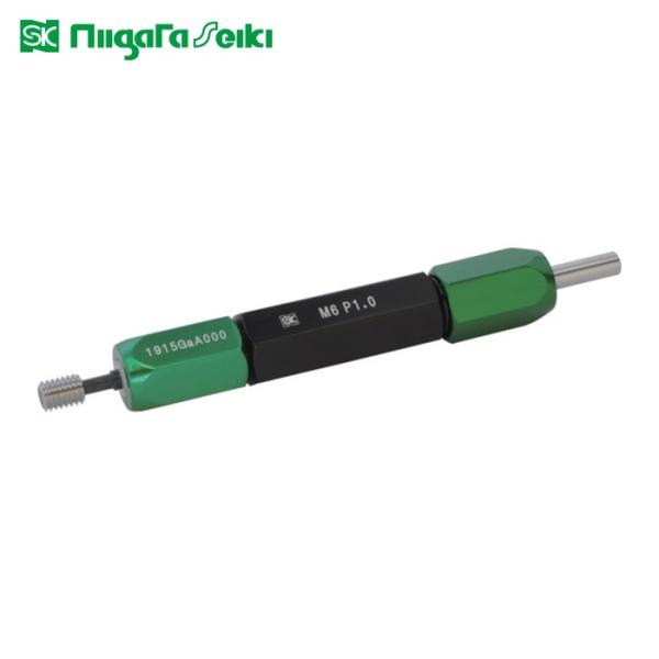 SK プラグゲージ|特長:片側ねじゲージ、片側ピンゲージの下穴確認用ゲージです。 ねじの下穴径がマイナスしていないことを確認するゲージです。