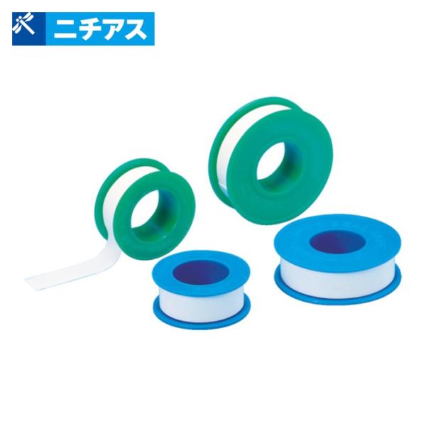 ニチアス シールテープ|特長:未焼成のPTFEを押出機で押し出し、圧延してテープ状にした製品です・ねじ継手に巻くだけで簡単にシールできます・摩擦係数が小さくねじ込みが簡単で、焼付もなく脱着も非常に簡単です。 見掛け密度1。 0g/ml以上1。