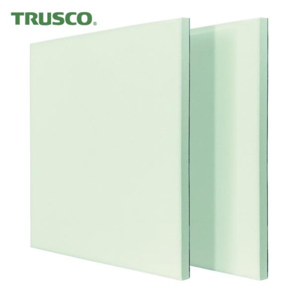 TRUSCO 防音パネル|特長:壁の反響音を軽減し、快適な音響環境を作ります。 簡易的にマグネットで取り付けられる吸音パネルです。 オフィスや作業場などにも馴染む色合いで景観を損ねません。