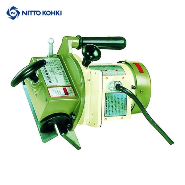 日東 面取り機|特長:コラム、H形鋼、平板、そしてパイプの開先取りに最適です。 開先能力0C~15C(軟鋼材)、アタッチメントの変更でコラムR面も開先可能です。 4面使用できる超硬チップ装着(12枚刃)、チップ交換も簡単です。