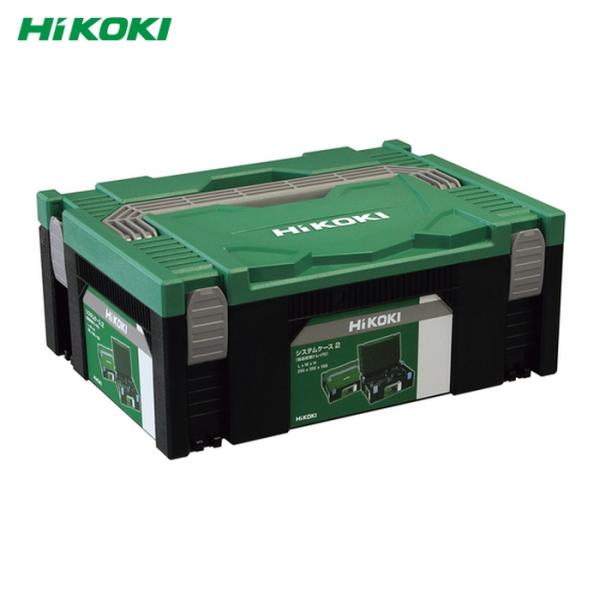 HiKOKI システムボックス|特長:積み重ねて連結し、ケースの大きさ毎に工具を種類別に収納できます。 4箇所のラッチでしっかり連結します。 衝撃を吸収するスポンジ付です。