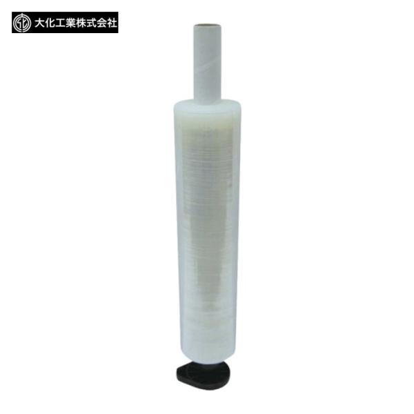 大化 ストレッチフィルム|特長:手持ちハンドルがついているので、使い勝手も安全性も良好です。