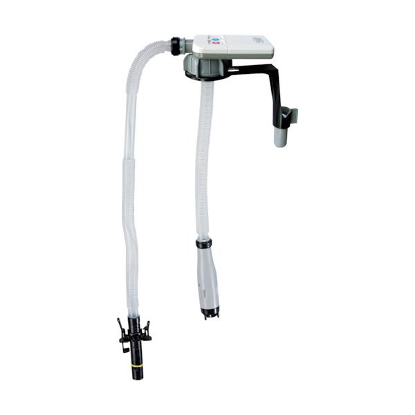 MIYAKE ドラム缶用ポンプ(乾電池式)|特長:満タンで自動停止します。 ベランダコンテナ(高さ内寸413mm以上)にスッキリ収納できる薄型の固定式灯油ポンプです。