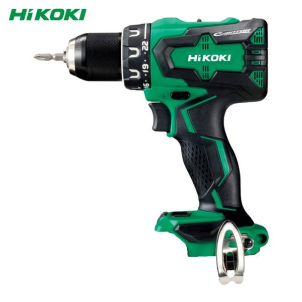 HiKOKI 充電ドリルドライバー|特長:ブラシレスモーター採用で作業スピード大幅アップ、コンパクト化を実現しております。 蓄電池・充電器・ケース別売りです。 ビットは別売りです。