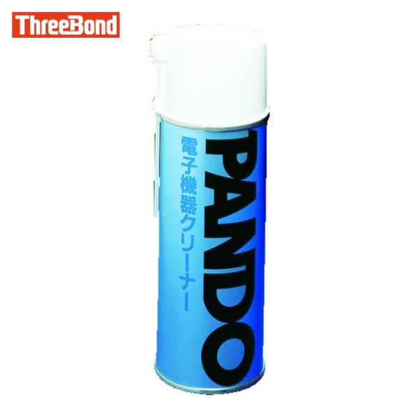 THREEBOND クリーナースプレー|特長:プラスチック、ゴム、金属、塗料などを侵さず、電気機器関係の汚れを落とします。 有機溶剤中毒予防規則の適用を受けません。