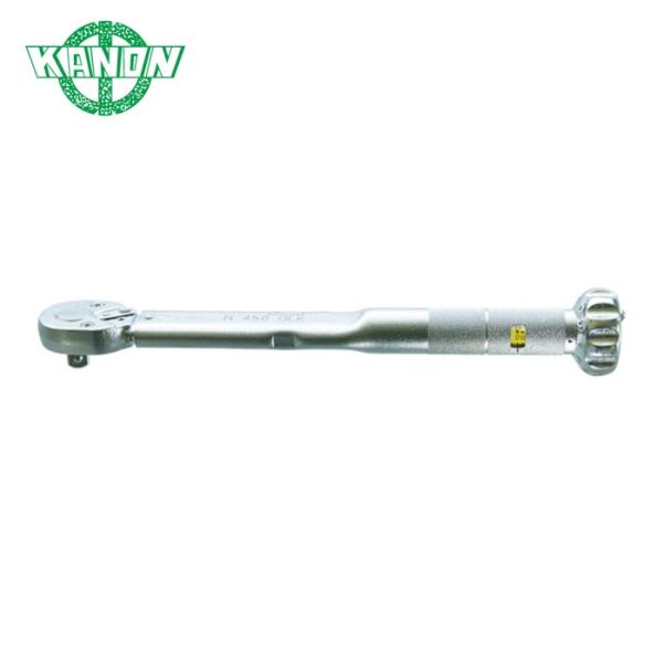 カノン トルクレンチ(プレセット形)|特長:必要なトルクの設定が手元で簡単に行えます。 ソケットを交換することにより数種類のボルト・ナットの締め付けが行えます。