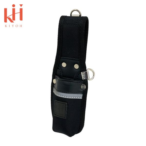 KH 腰袋|特長:摩耗や釘の突き抜けに強い高密度2520デニール100%ナイロンを使用しています。 反射テープ付きで視認性バツグンです。 ポケットの縁に反しがなく指を痛めない仕様です。