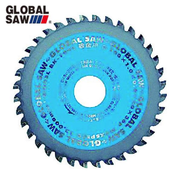 モトユキ チップソー(板金・薄鉄板用)|特長:ガルバリウム鋼板対応です。 薄刃が優れた切れ味を実現しました。 切削抵抗の大幅減少によって鮮やかな切れ味が持続し、切断面にヤケ・バリ・カエリを残しません。