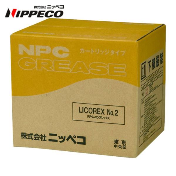 NIPPECO 潤滑グリス|特長:従来のリチウムグリースに比べ、耐熱性、耐荷重性、耐水性に優れるリチウム複合タイプのグリースです。 一般的な400g用グリースガンでご使用頂けます。 鉛・水銀・臭素・クロム・カドミウム・フタル酸エステル類を含...