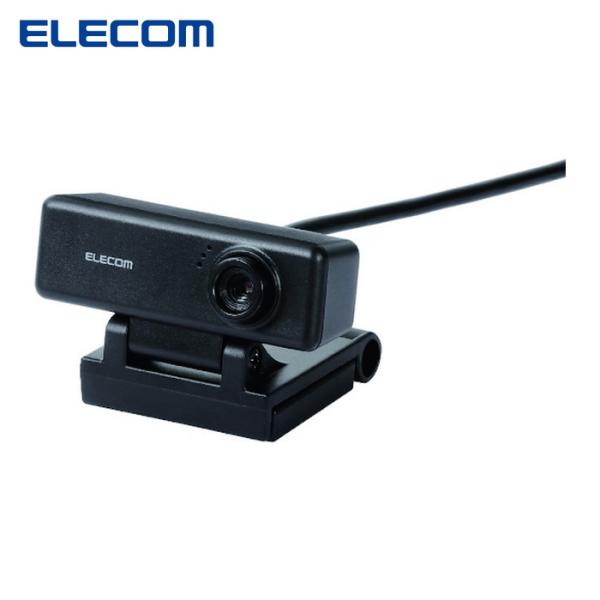 ELECOM ウェブカメラ|特長:1280×720ピクセルのHD解像度に対応し、ワイド画面に最適な100万画素Webカメラです。 パソコンに接続するだけですぐに使える一発接続タイプです。 Skypeなどの各種チャットソフトやZOOMアプリ、...