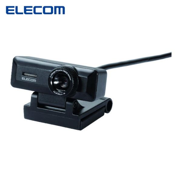 ELECOM ウェブカメラ|特長:最大2592×1944ピクセルの超高精細映像が楽しめる500万画素Webカメラです。 動画配信に最適なワイドスクリーンFullHDにも対応しています。 パソコンに接続するだけですぐに使える一発接続タイプです。