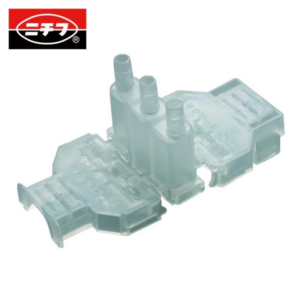 ニチフ 配線接続用コネクタ|特長:電気用品安全法によるジョイントボックスとみなされています。 ターミナルブロックの交換で、簡単に配線変更ができます。 電線のロック解除レバーにより電線を外しコネクタの再利用ができます。