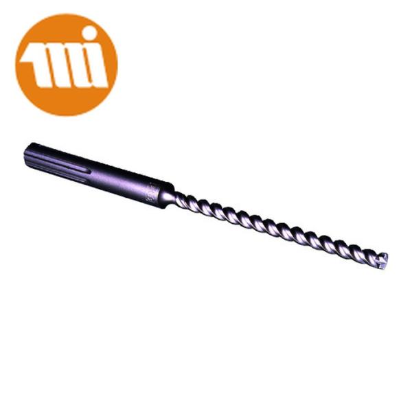 ミヤナガ コンクリートドリル(SDSmaxシャンク)|特長:穿孔による引っかかりや衝撃が少なく、安定した穿孔が可能です。 長時間の使用でも体への負担が少なく、疲れを軽減します。 真円に近い穴あけを実現しました。