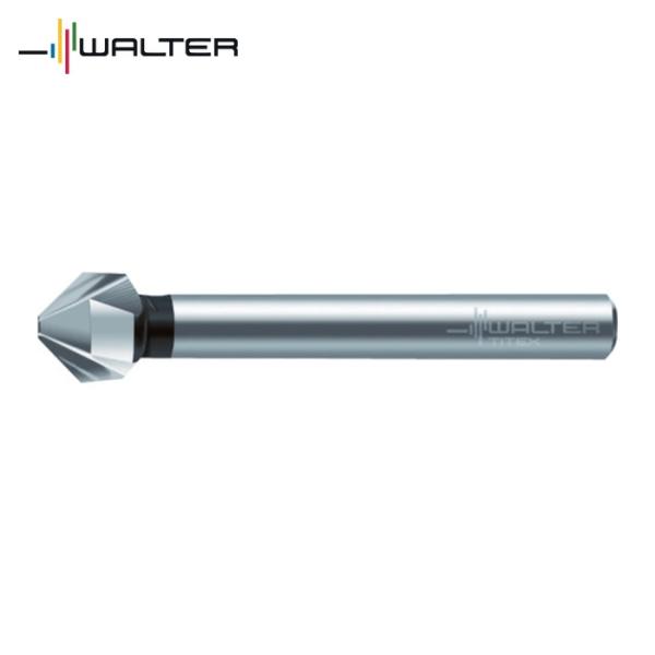 Titex カウンターシンク|特長:切れ味抜群で切りくず排出性も優れています。 ビビリのない加工、機械作業でも手作業でも使用可能です。 ビビリの発生を抑え、求心性に優れた独自の設計です。