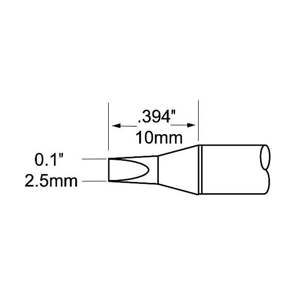 メトカル はんだこて用パーツ|特長:MFR・H1・SC/MFR・H1・SC2ハンドピースやMFR・UK1に使用出来ます。