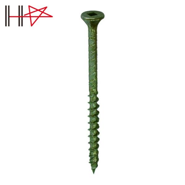 DAIDOHANT 木工用造作ビス|特長:下穴と座掘りで仕上がりがキレイです。 特殊フレキで頭飛び防止効果があります。