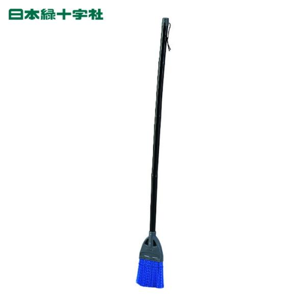 緑十字 ほうき|特長:ブラシ幅が90mmのほうきで、溝等の狭い場所の掃除に最適です。 軽量で耐久性に優れたポリプロピレン製で、付着した汚れも簡単に水で洗い流すことができ、速乾性にも優れています。