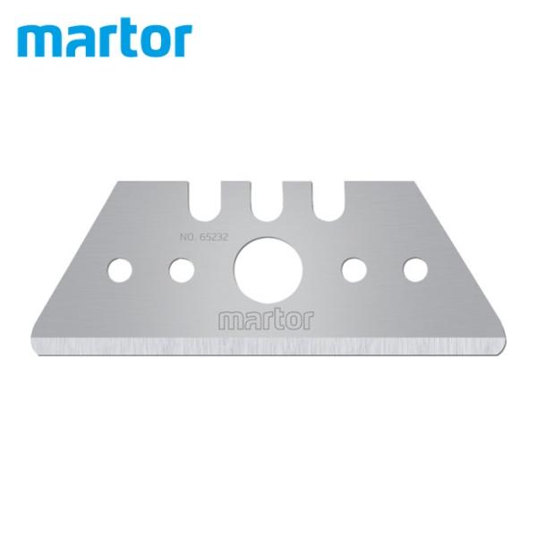 martor セーフティカッターナイフ|特長:交換用替刃です。 本体には簡単に装着できます。 刃は1枚で2ヵ所使えます。