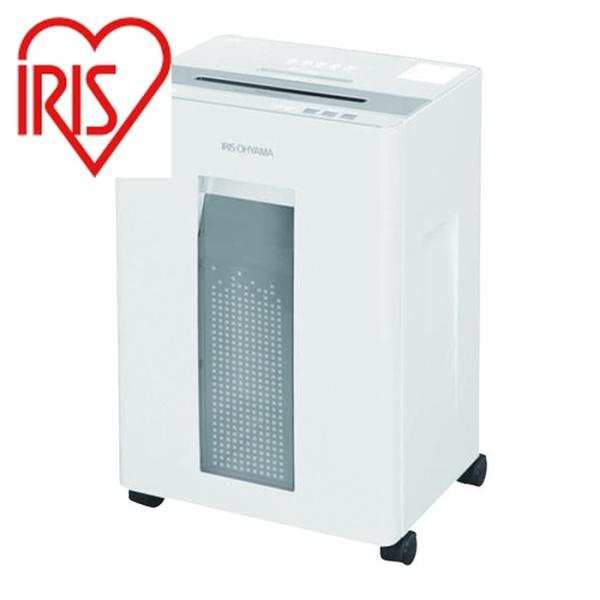 IRIS シュレッダー|特長:CD/DVD/プラスチックカードも細断できます。 移動に便利なキャスター付きです。 5回に1回自動で刃部分の裁断くずを落とすオートクリーニング機能付です。