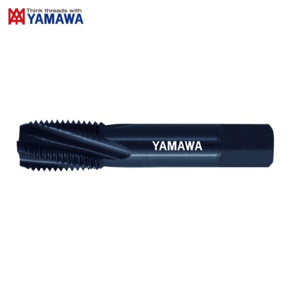ヤマワ 管用タップ(PTねじ)|特長:加工硬化が著しく粘い材料のステンレス鋼をはじめ、クロム鋼、モリブデン鋼への止り穴加工用短ねじ形タップです。