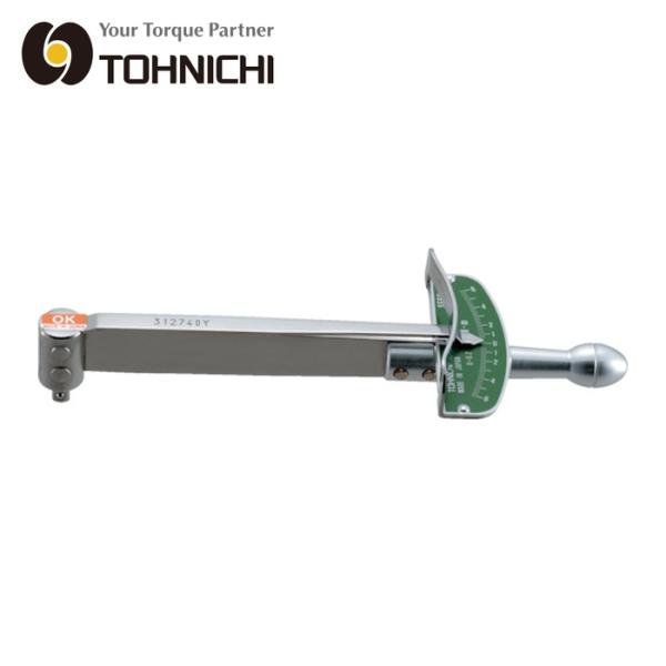 トーニチ トルクレンチ(プレート式)|特長:目盛は左右トルクが刻まれ、増し締め、戻しトルク検査に使用できます。