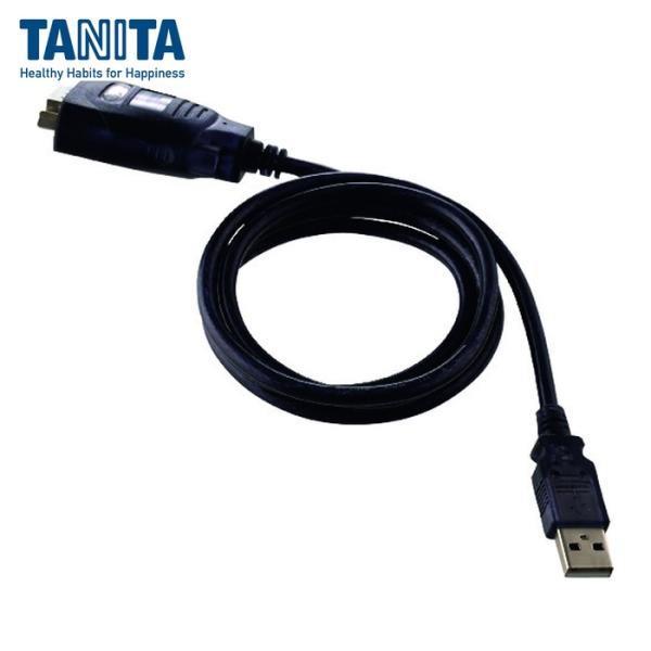 TANITA アルコールチェッカー|特長:PC側の端子がUSBの場合、FC・1200とPCを接続する際に必要なケーブルです。 FC・1200PC1本付属しております。 PC2台以上でFC・1200を使用される場合、追加で購入が必要です。