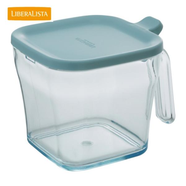 リベラリスタ 調味料ポット|特長:クックポットは片手で持ちやすい形状です。 多色展開で内容物をカラーで識別できます。