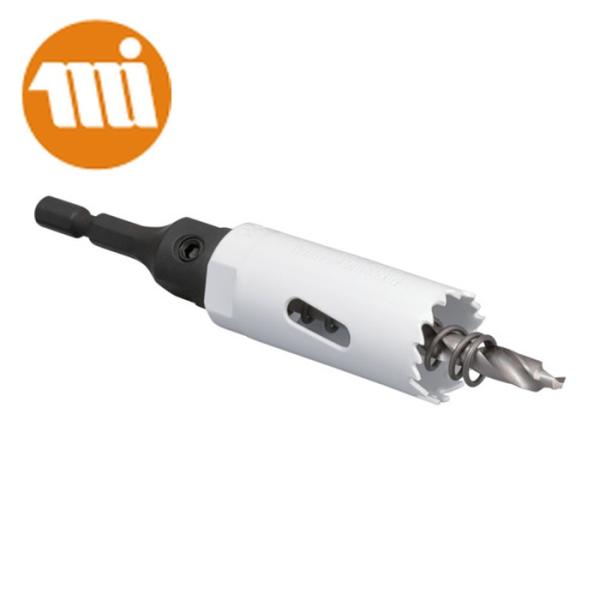 特長●刃厚1mmでスムーズな切れ味●段付きセンタードリルの採用により、操作性が向上●ストッパー部をなくし、貫通作業もスムーズに行えます（Φ17以上）