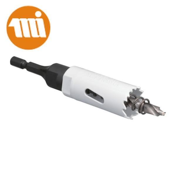 特長●刃厚1mmでスムーズな切れ味●段付きセンタードリルの採用により、操作性が向上●ストッパー部をなくし、貫通作業もスムーズに行えます（Φ17以上）