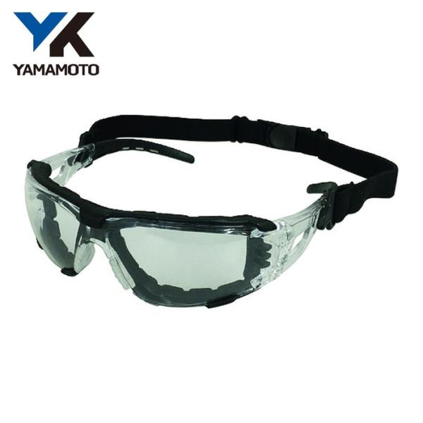 YAMAMOTO 二眼型保護メガネ(フレームタイプ)|特長:フィッティング&amp;機能性を重視した保護めがねです。