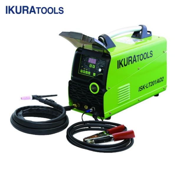 育良 TIG溶接機|特長:100V/200V兼用TIG溶接機です。 (直流・交流兼用)・直流・交流兼用です。 1つのダイヤルで各種設定を簡単に行えます。