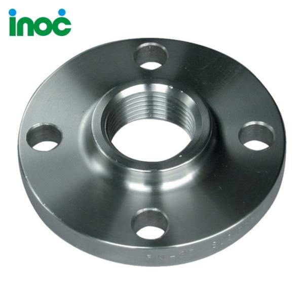 inoc フランジ(ステンレス製)|特長:耐食性に優れたステンレス製のフランジです。