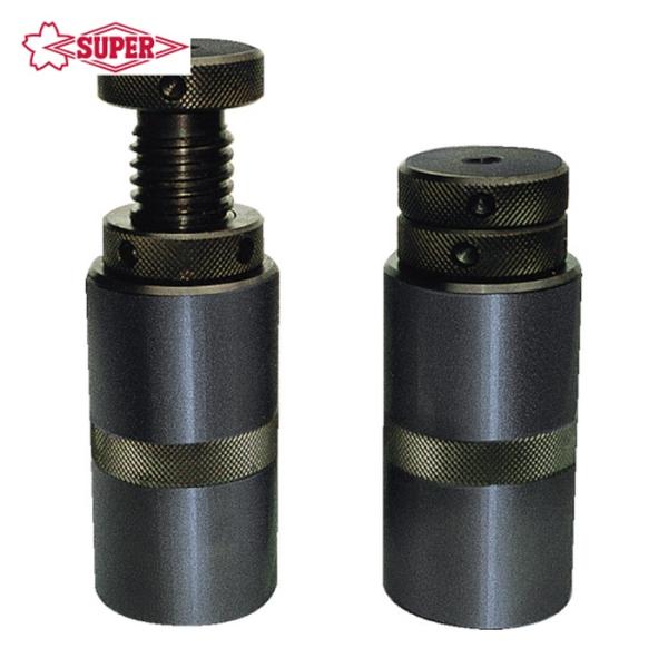 SUPER スクリューサポート|特長:各種のクランプをサポートします。 異形物の支えは、サポートチップをご利用ください。 (別売)。